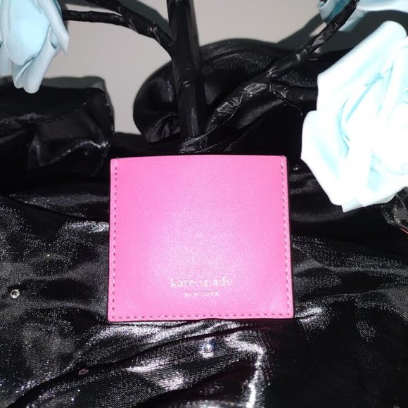 kate spade | Bags | Kate Spade Hibiscus Leather Pocket Heart Shaped ...